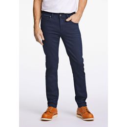 Bison Herren 5-Pocket-Jeans "Jeans Tapered Fit", blau, Gr. 32, unifarben, Obermaterial: 41% Viskose, 35% Baumwolle, 22% Polyester, 2% Elasthan, Jeans