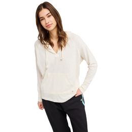 Roxy Damen Hoodie "Destination Surf"egret, Gr. M, Obermaterial: 55% Walkfrottier, 45% Microfaser;, Sweatshirts