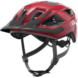 Abus Fahrradhelm "ADURO 3.0", S Kopfumfang: 51cm - 55cm, rot, Helme
