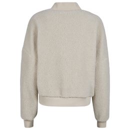 Urban Classics Damen Sweater "Urban Classics Damen Ladies Sherpa Crewneck"wetsand, Gr. M, unifarben, 100% Polyester, Sweatshirts