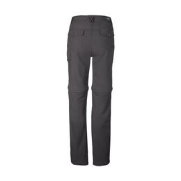 Killtec Damen Zip-off-Hose "KOS 5 WMN PNTS", grau, Gr. 38, Obermaterial: 92% Polyester, 8% Elasthan, Hosen, Abzippbare, wasserabweisende