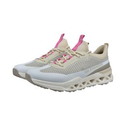 Salamander Damen Sneaker, Gr. 37beige, Mesh, Synthetik, Schuhe, Freizeitschuh, Schn&uuml;rschuh, Halbschuh mit gepolstertem Schaftrand