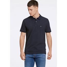 Junk De Luxe Herren Poloshirt "Poloshirt Relaxed Fit", blau, Gr. M, unifarben, Obermaterial: 100% Baumwolle, Shirts