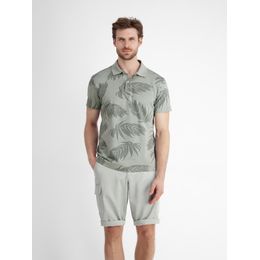Lerros Herren Poloshirt "Jacquard Poloshirt f&uuml;r Herren", grau, Gr. M, 80% Baumwolle, 20% Polyester, Shirts