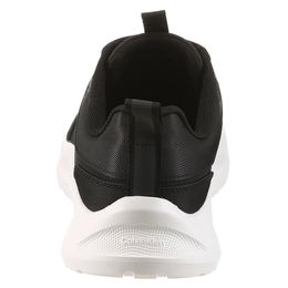 Calvin Klein Herren Sneaker "LIGHT EVA RUNNER", Gr. 41, schwarz-wei&szlig;, Leder, Textil, unifarben, Basic, Schuhe, Freizeitsneaker, Halbschuh,
