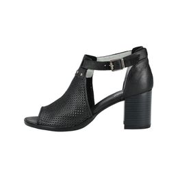 Nero Giardini Damen High-Heel-Sandalette "Nero Giardini Sandalen Leder", Gr. 36, schwarz, Leder, Schuhe