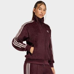 Damen Trainingsjacke "adidas originals MOHAIR FIREBIRD LOCKERES"maroon, Gr. L, adidas originals, Obermaterial: 100% Polyester, Jacken