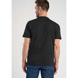 Bison Herren Kurzarmshirt "T-Shirt (Kurzarm) Comfort Fit"schwarz, Gr. L, unifarben, Obermaterial: 100% Baumwolle, Shirts