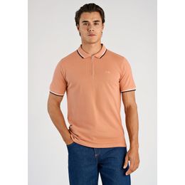 LINDBERGH Herren Poloshirt "Poloshirt Relaxed Fit"baked rose, Gr. S, unifarben, Obermaterial: 100% Baumwolle, Shirts