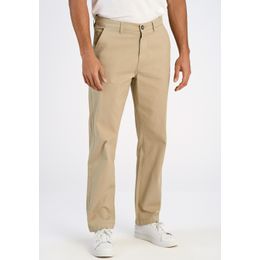 LINDBERGH Herren Chinos "Chinos Relaxed Loose Fit", beige, Gr. 33, unifarben, Obermaterial: 98% Baumwolle, 2% Elasthan, Hosen