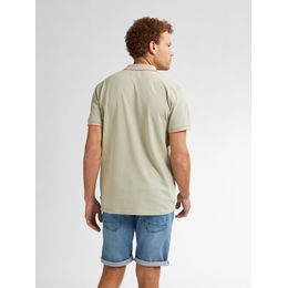 Herren Poloshirt "Men Polo Short Sleeve", beige, Gr. L, PETROL INDUSTRIES, unifarben mit Farbeinsatz, Piqu&eacute;, Obermaterial: 95% Baumwolle, 5%
