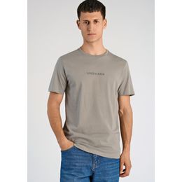 LINDBERGH Herren Kurzarmshirt "T-Shirt (Kurzarm) Relaxed Fit"grau goose, Gr. M, unifarben, Obermaterial: 100% Baumwolle, Shirts