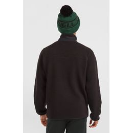 O`Neill O'NEILL Herren Fleecepullover "O'NEILL MUST-HAVE HIGH PILE FZ FLEECE", schwarz, Gr. XL, Obermaterial: 100% Polyester, Sweatshirts, mit hohem Kragen,