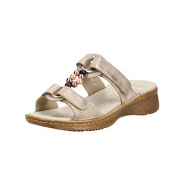Ara Damen Pantolette "Ara Pantoletten Lederimitat", Gr. 40, beige, Lederimitat, Schuhe