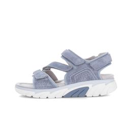 Gabor Damen Trekkingsandale "Trekkingsandale", Gr. 42, blau, Schuhe
