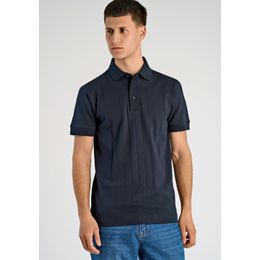 LINDBERGH Herren Poloshirt "Poloshirt Relaxed Fit", blau, Gr. XL, unifarben, Obermaterial: 100% Baumwolle, Shirts