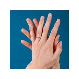 LYOMI Damen Fingerring "585/- Gelbgold 13 synth. Diam. 0,15 ct.", 052 (16,6), 0,15 VS = sehr kleine Einschl&uuml;sse, Goldgelb, Gold, Fingerringe