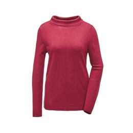 GOLDNER Damen Strickpullover "Kurzgr&ouml;&szlig;e Aufwendig gearbeiteter Pullover", rot, Gr. 19, Obermaterial: 100% Polyacryl PAN., Pullover, Halsferner