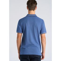 LINDBERGH Herren Poloshirt "Poloshirt Relaxed Fit"indigo blau, Gr. S, unifarben, Obermaterial: 100% Baumwolle, Shirts