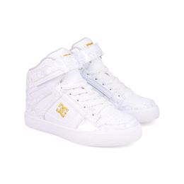 DC Shoes Kinder Sneaker "Pure High-Top Ev Sn", Gr. 1wei&szlig;, gold, Obermaterial:97.3% Synthetikmaterial, 2.7% Microfaser;, Schuhe