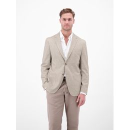 Lerros Herren Jerseysakko "Jerseyblazer in Strickoptik", beige, Gr. 27, 82% Polyester, 11% Viskose, 7% Elasthan, Sakkos