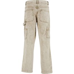 DEF Herren Bequeme Jeans "DEF DEF May Straight Fit Jeans"sand, Gr. 30, unifarben, 100% Baumwolle, Jeans