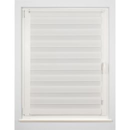 Doppelrollo mydeco, B:60cm H:160cm, wei&szlig;, Polyester, Rollos, "Just"