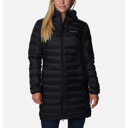 Columbia Damen Daunenmantel "Lake 22 II Down Long Hooded Jacket", schwarz, Gr. XS, Obermaterial: 100% Polyester. Futter: 100% Polyester. Wattierung: