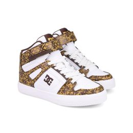 DC Shoes Kinder Sneaker "Pure High-Top Ev Sn", Gr. 2braun, wei&szlig;, Obermaterial:97.3% Synthetikmaterial, 2.7% Microfaser;, Schuhe