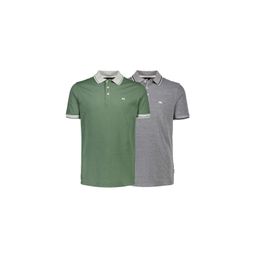 LINDBERGH Herren Poloshirt "Poloshirt Relaxed Fit", gr&uuml;n, Gr. S, unifarben, Obermaterial: 100% Baumwolle, Shirts