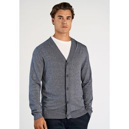 LINDBERGH Herren Strickjacke "Cardigan Relaxed Fit"navy blend, Gr. XL, unifarben, Obermaterial: 80% Viskose, 20% Nylon, Strickjacken