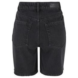 Urban Classics Damen Shorts "Urban Classics Damen Ladies 90&lsquo;s Bermuda"schwarzwashed, Gr. 28, unifarben, 100% Baumwolle, Hosen