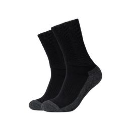 Camano Damen Socken "function", Gr. 39, grau, Obermaterial: 60% Baumwolle, 37% Polyester, 2% Elasthan, 1% Polyamid, Colorblocking, Socken, perfekte