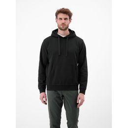 Lerros Herren Hoodie "Herren Sweat-Hoodie"schwarz, Gr. M, 50% Baumwolle, 50% Polyester, Sweatshirts