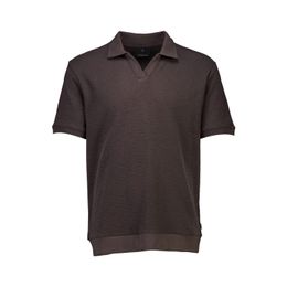 Junk De Luxe Herren Poloshirt "Poloshirt"ebony braun, Gr. S, Obermaterial: 100% Baumwolle, Shirts