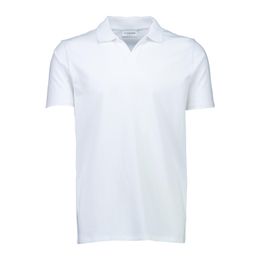 LINDBERGH Herren Poloshirt "Poloshirt Relaxed Fit"wei&szlig;, Gr. XXXL, unifarben, Obermaterial: 95% Baumwolle, 5% Elasthan, Shirts