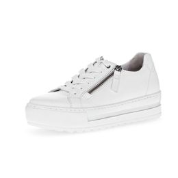Gabor Damen Sneaker "Sneaker low", Gr. 38, wei&szlig;, Schuhe