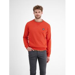 Lerros Herren Sweatshirt "Urbaner Sweatshirtstyle f&uuml;r Herren", rot, Gr. M, 50% Baumwolle, 50% Polyester, Sweatshirts