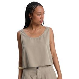 Quiksilver Damen Tanktop "Vista", beige, Gr. XS, Obermaterial: 100% Lyocell., Tops