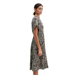 Marc O'Polo MARC O'POLO Damen Druckkleid "aus bedrucktem Viskose-Mix"light gr&uuml;n, Gr. 42, bedruckt, Obermaterial: 83% Viskose, 17% Polyamid, Kleider