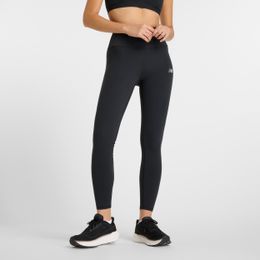 New Balance Damen Lauftights "NB HARMONY HIGH RISE LEGGING 27", schwarz, Gr. XS, Obermaterial: 78% Polyester, 22% Elasthan, Hosen, f&uuml;r Fitness und