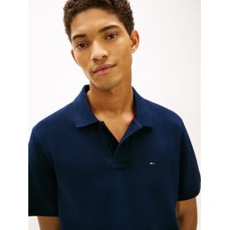 Tommy Jeans Herren Poloshirt "TJM REGULAR FIT", blau, Gr. S, unifarben, Jersey, Obermaterial: 100% Baumwolle, Shirts