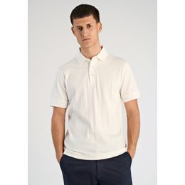 LINDBERGH Herren Poloshirt "Poloshirt Relaxed Fit", wei&szlig;, Gr. XXXL, unifarben, Obermaterial: 100% Baumwolle, Shirts