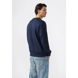 Champion Herren Kapuzensweatshirt "BASICS Fleece Crewneck Sweatshirt Large Logo", blau, Gr. XXL, Obermaterial: 55% Baumwolle, 45% Polyester,