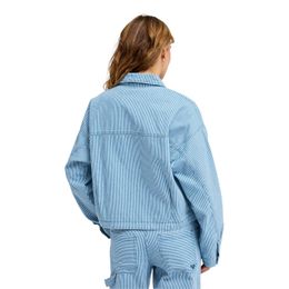 Roxy Damen Outdoorjacke "Beachfront Bliss"coconut milk denim stripe, Gr. M, Obermaterial: 100% Baumwolle., Jacken
