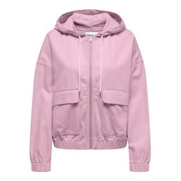 Only Damen Parka "ONLKENZIE-SOFT LIFE L/S JACKET CC PNT"roseate spoonbill, Gr. S, unifarben, Web, Obermaterial: 70% Lyocell, 30% Baumwolle, Jacken,