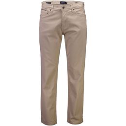 Bison Herren 5-Pocket-Hose "5-Pocket Hose Regular Fit"lt sand, Gr. 38, Obermaterial: 98% Baumwolle, 2% Elasthan, Hosen