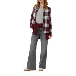 s.Oliver Damen Hemdbluse, bunt, Gr. 38, kariert, Flanell, Obermaterial: 55% Baumwolle, 45% Viskose, Blusen, mit Karo Muster