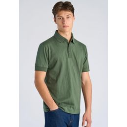 Poloshirt LINDBERGH "Poloshirt Relaxed Fit", Herren, Gr. L, pine gr&uuml;n, Obermaterial: 100% Baumwolle, unifarben, l&auml;ssig geschnitten, Shirts