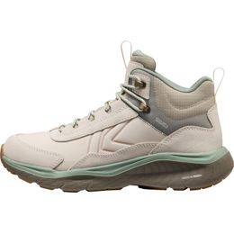 Keen Damen Outdoorschuh "LEIKI LEATHER MID WP", Gr. 41birch, lily pad, Leder, Schuhe, Wanderschuh aus wasserdichtem Premium Leder, atmungsaktiv